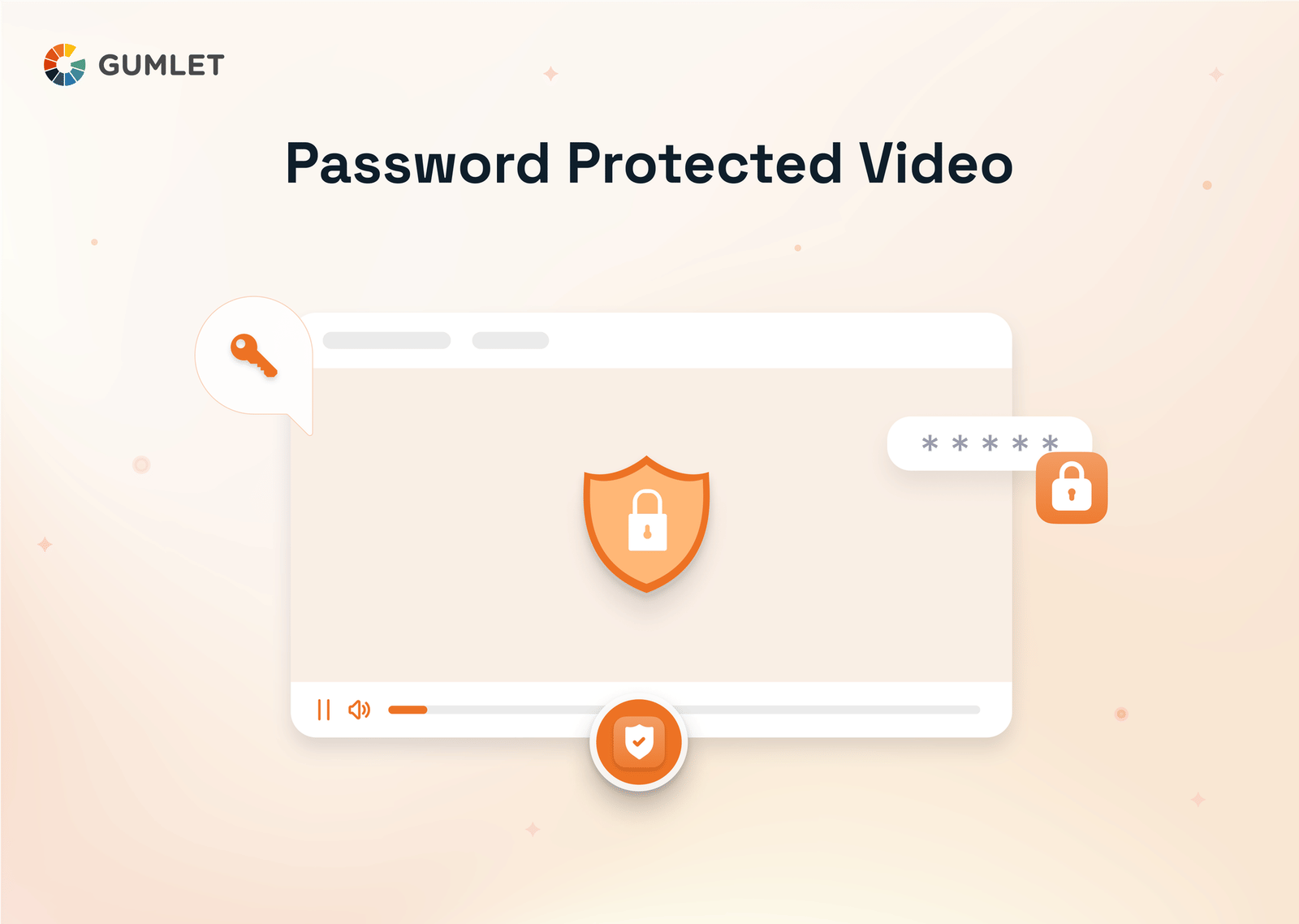 How to enable password protection for your videos?