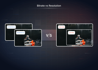 Bitrate vs. Resolution: What is the difference?